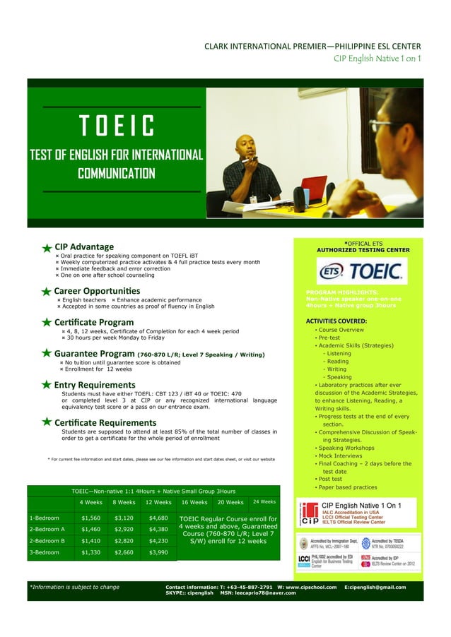 Cip Academy flyer | PDF