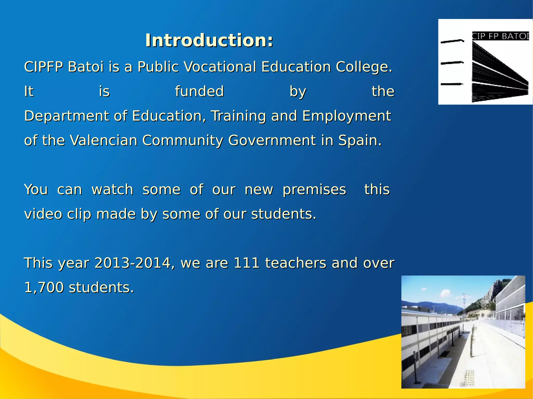 Cipfp Batoi Introduction | PPT