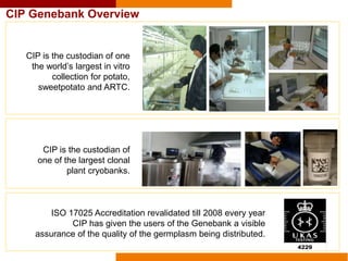 CIP Genebank IT Platform | PPTX