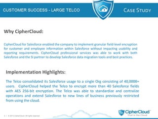 Customer Success Story by CipherCloud | PPTX