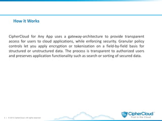 CipherCloud for Any App | PPTX