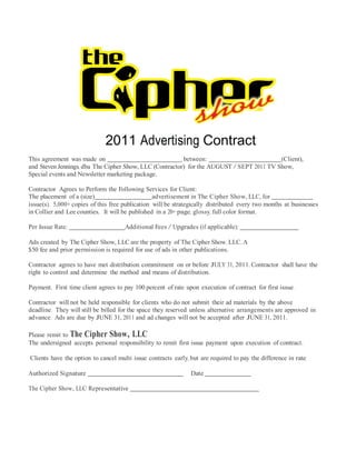 Cipher media kit | PDF