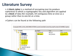 Ciphers | PPTX | Information and Network Security | Computing