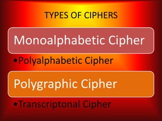 Ciphers and codes | PPT
