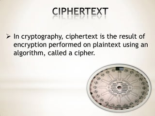 Ciphertext(usman 57, humza-34) | PPTX | Computing | Technology & Computing