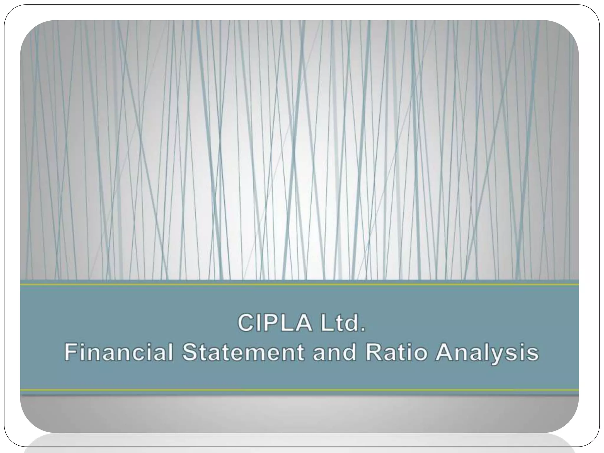 Cipla vs Dr. Reddy's Labs | PPTX