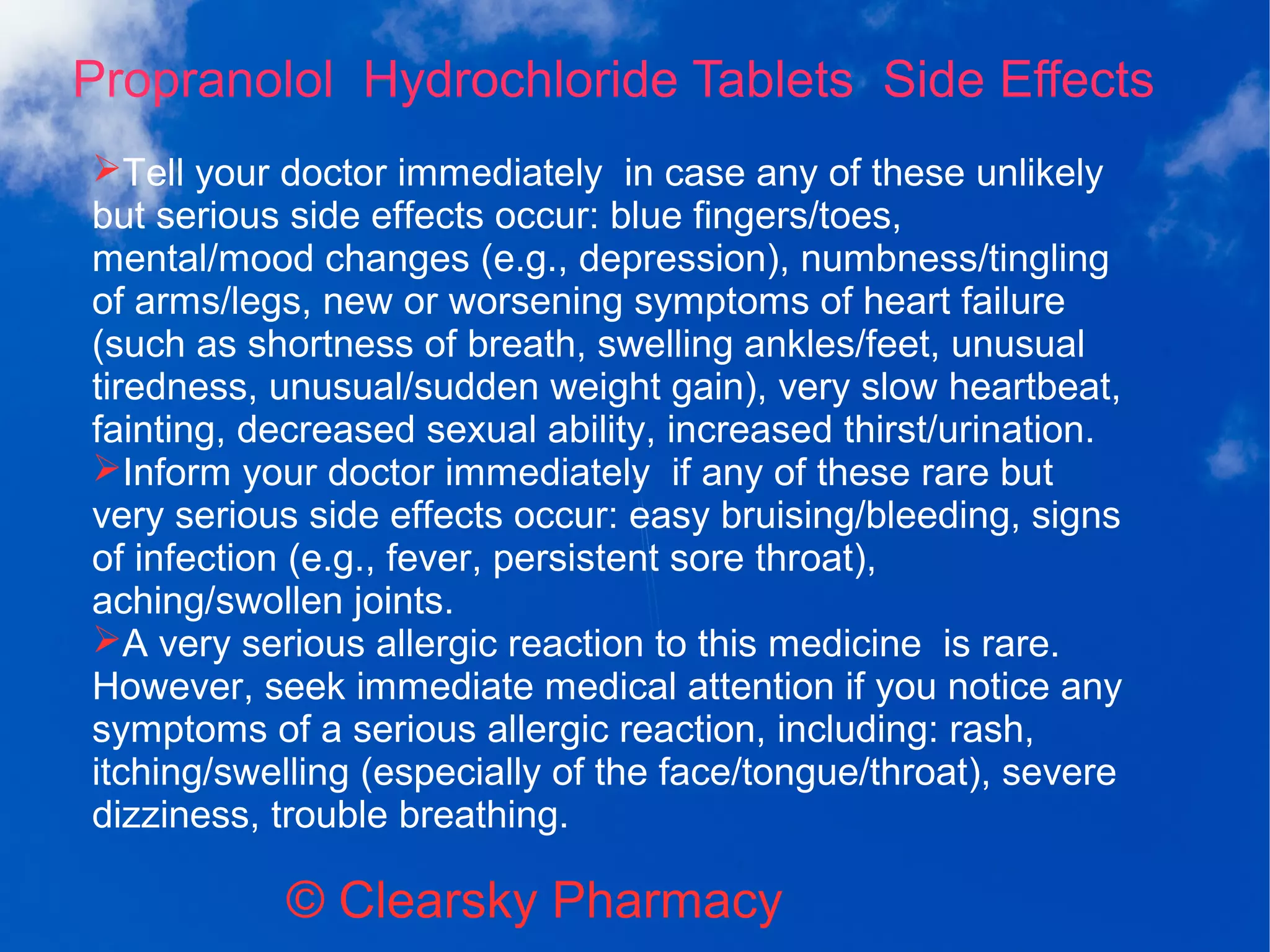 Ciplar-LA (Propranolol Hydrochloride Long Acting Tablets) | ODP | Heart ...