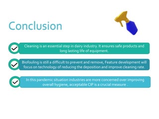 Cleaning In Place in Dairy Industry- Overview | PDF