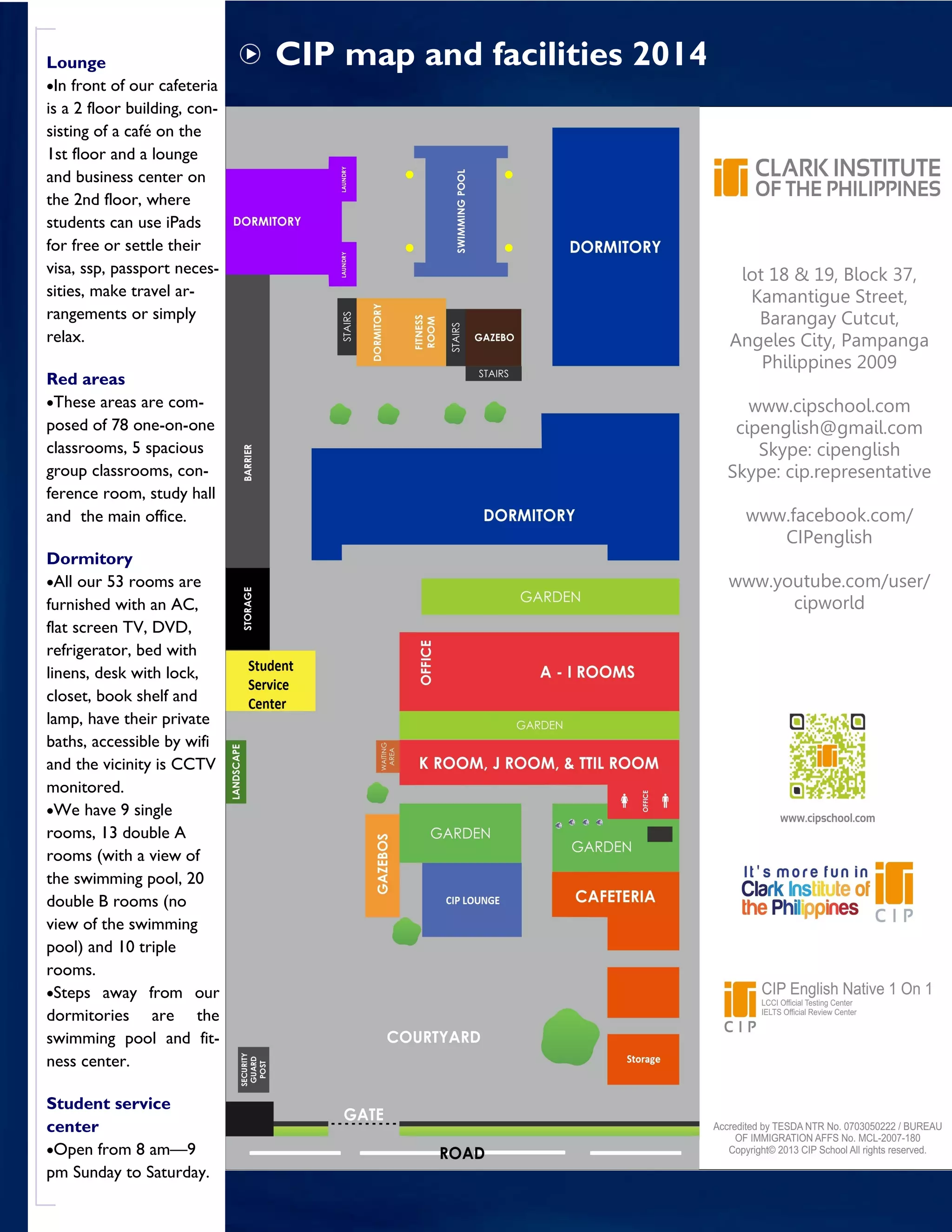 CIP map and facilities 2014 | PDF