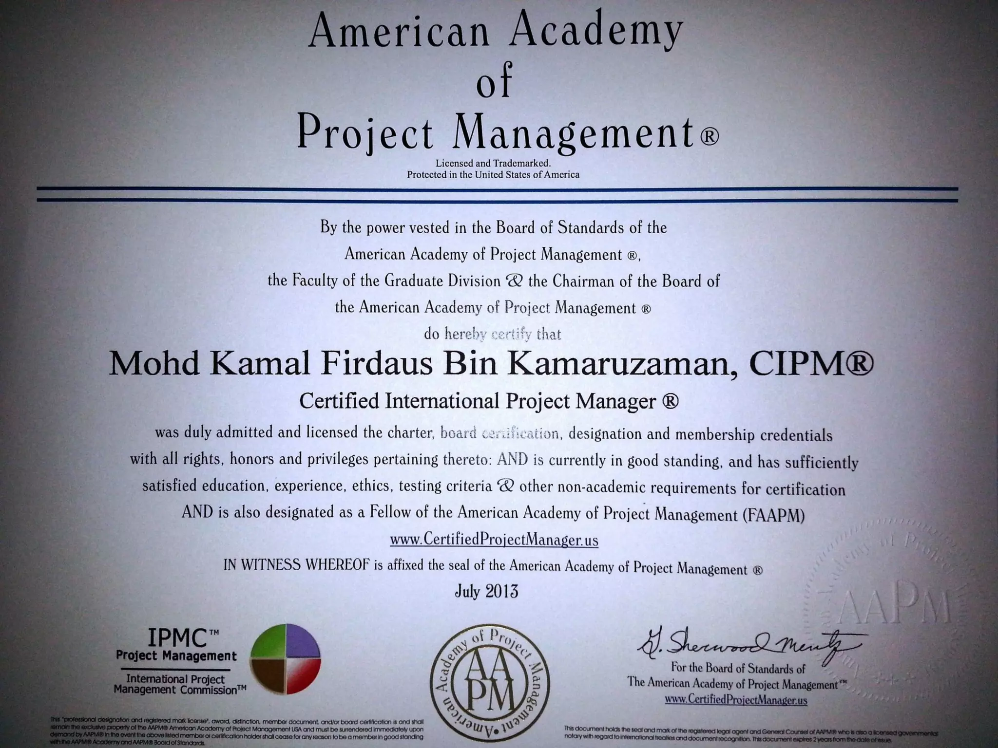 Certified International Project Manager certification program | PDF