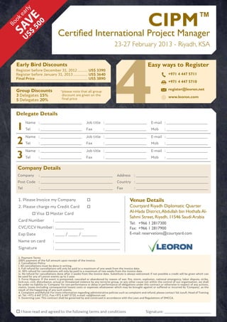 CIPM™ Certified International Project Manager / Riyadh 23–27 February ...