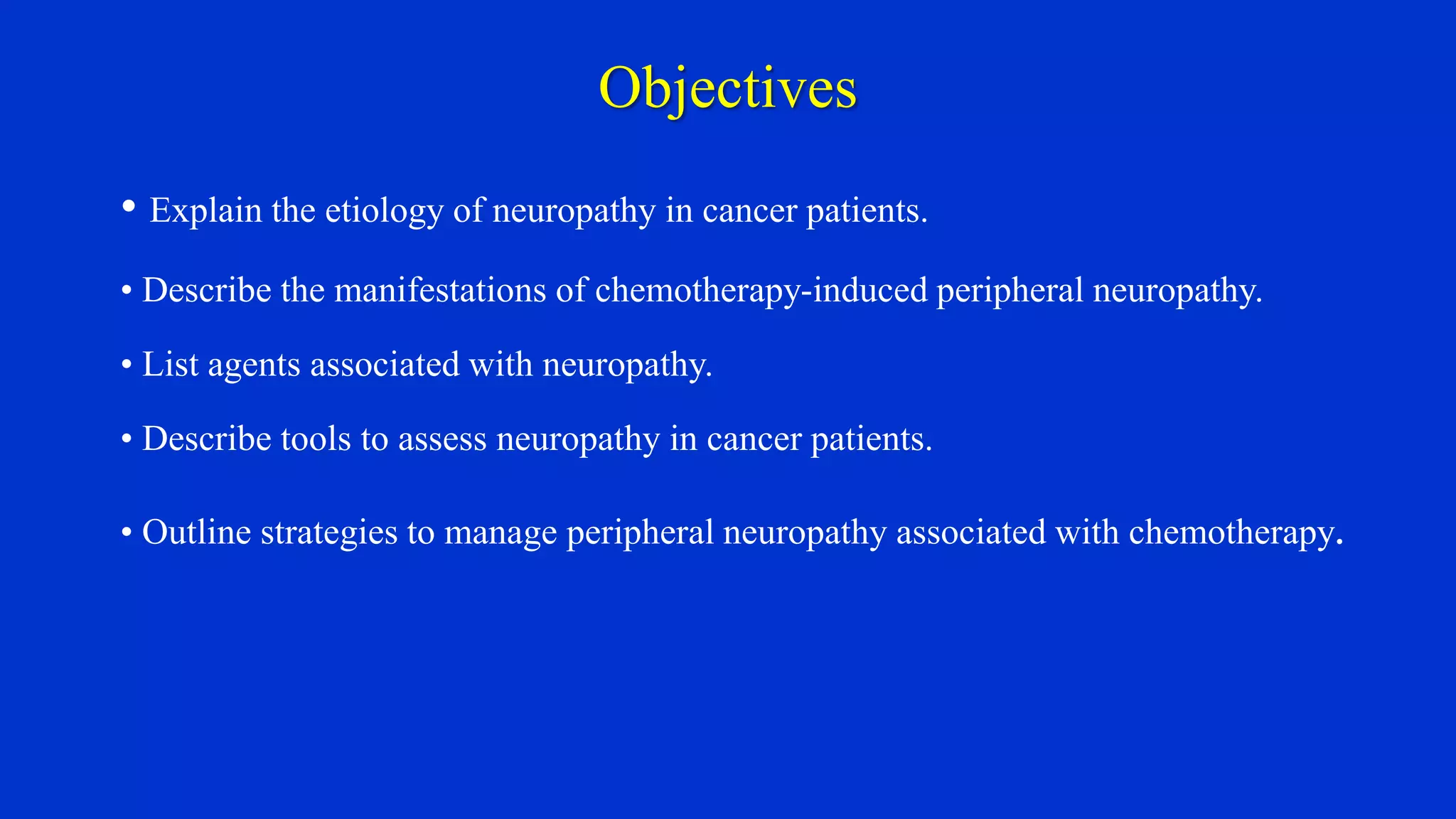 Chemotherapy- Induced Peripheral Neuropathy A Review and Update | PPTX