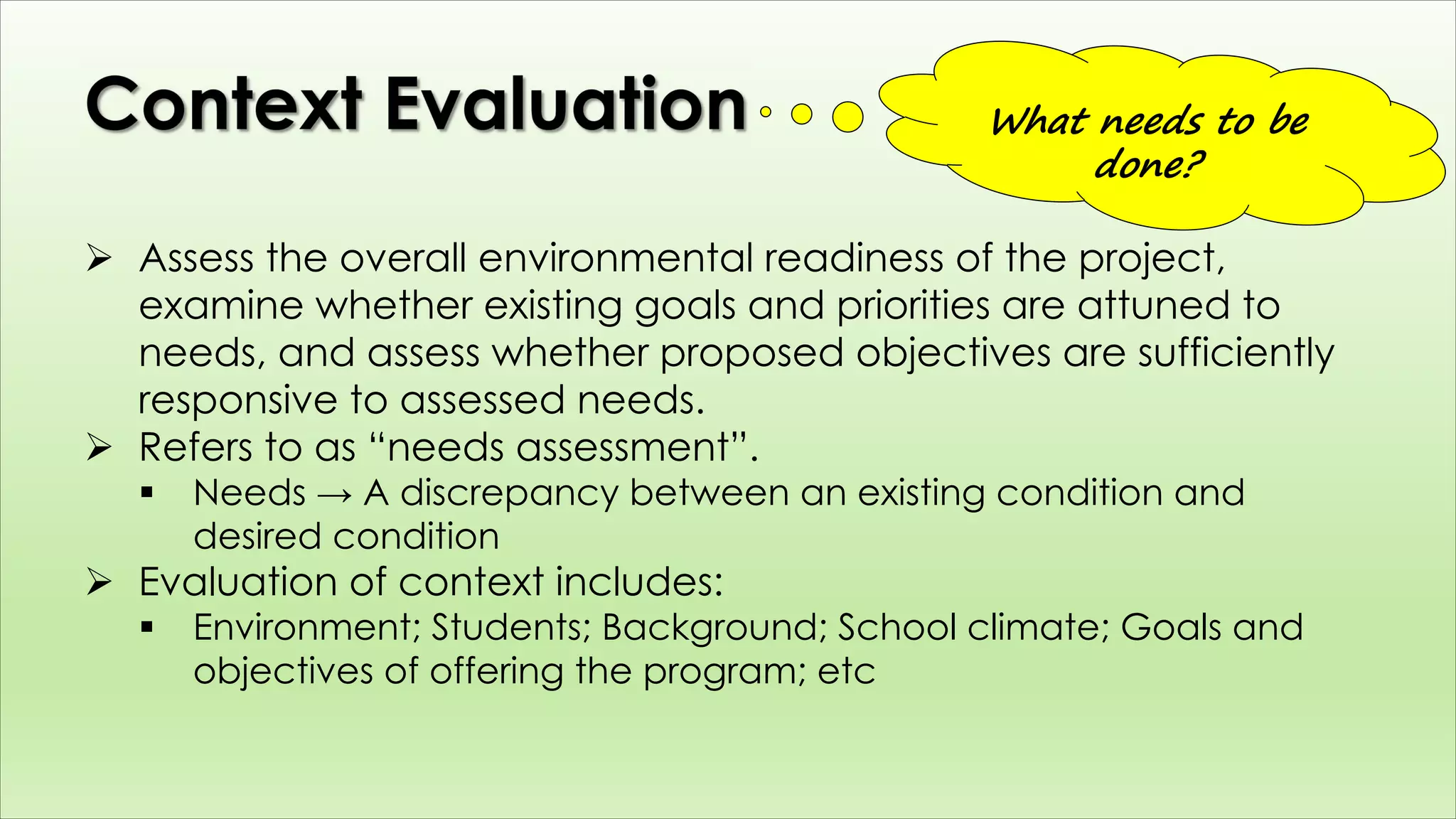 CIPP Evaluation Model | PDF