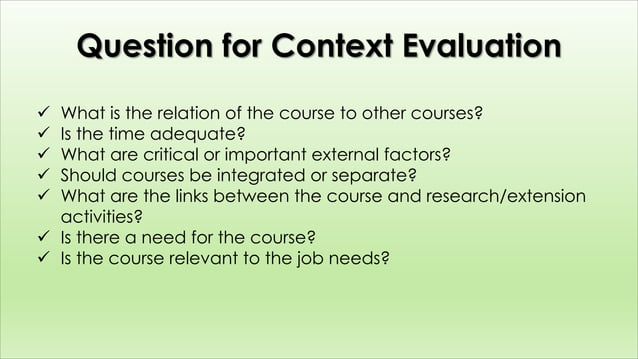 CIPP Evaluation Model | PDF