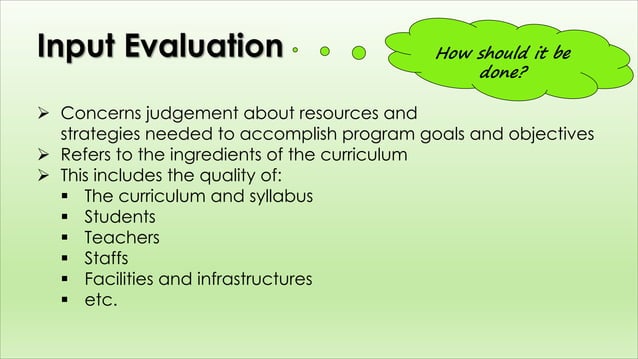 CIPP Evaluation Model | PDF