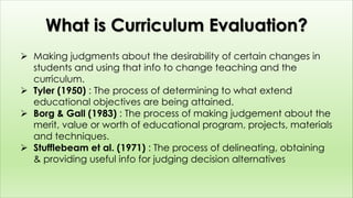 CIPP Evaluation Model | PDF