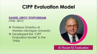 CIPP Evaluation Model | PDF