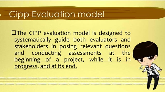 Cipp evaluation model | PPT