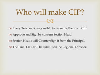 Classroom Improvement Plan | PPTX