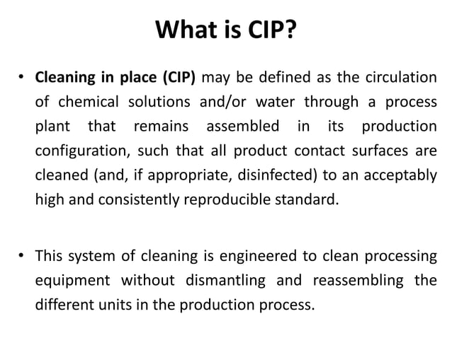 CIP presentation - ensure safety and sanitation.pdf