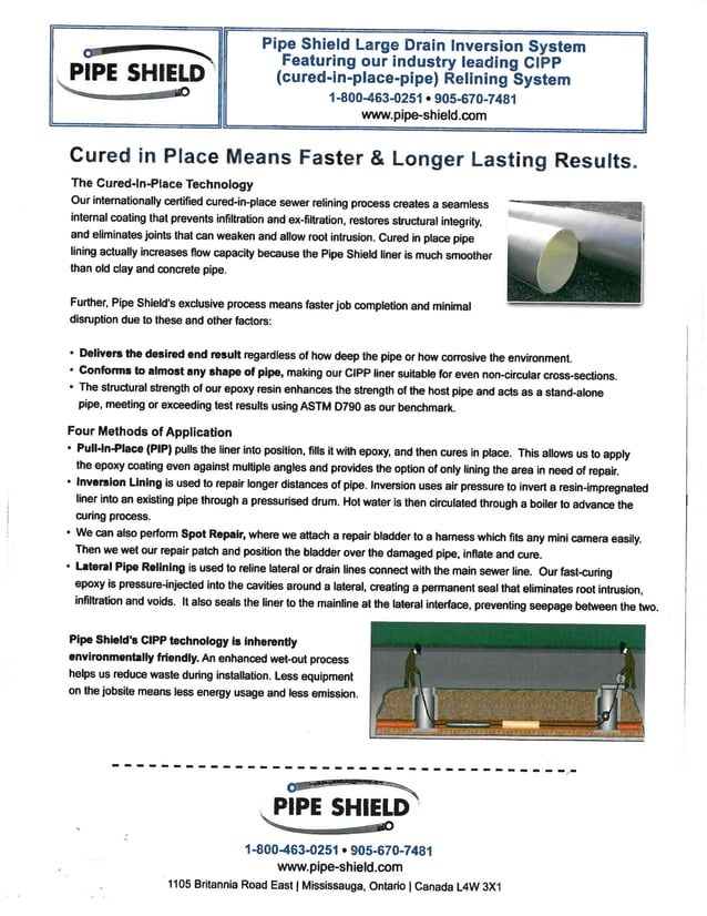 CIPP Information Sheet | PDF