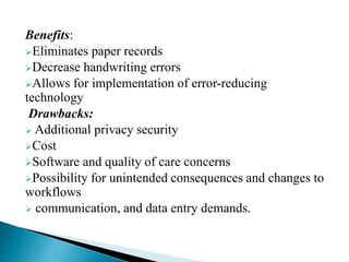 CLINICAL INFORMATICS ppt | PPTX