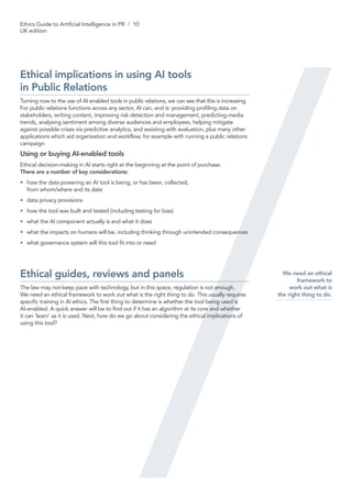CIPR AI in PR ethics guide | PDF
