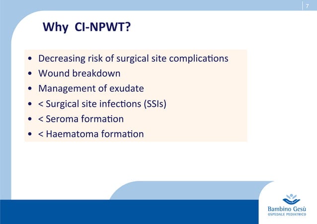 Ciprandi, closed incisional npwt | PDF