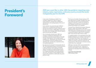 CIPR Annual Report 2020 | PDF