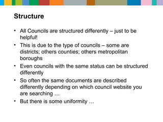 CIPR Diploma students' presentation on council structure and community ...