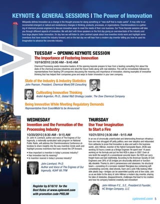 CPI Event Preliminary Program | PDF