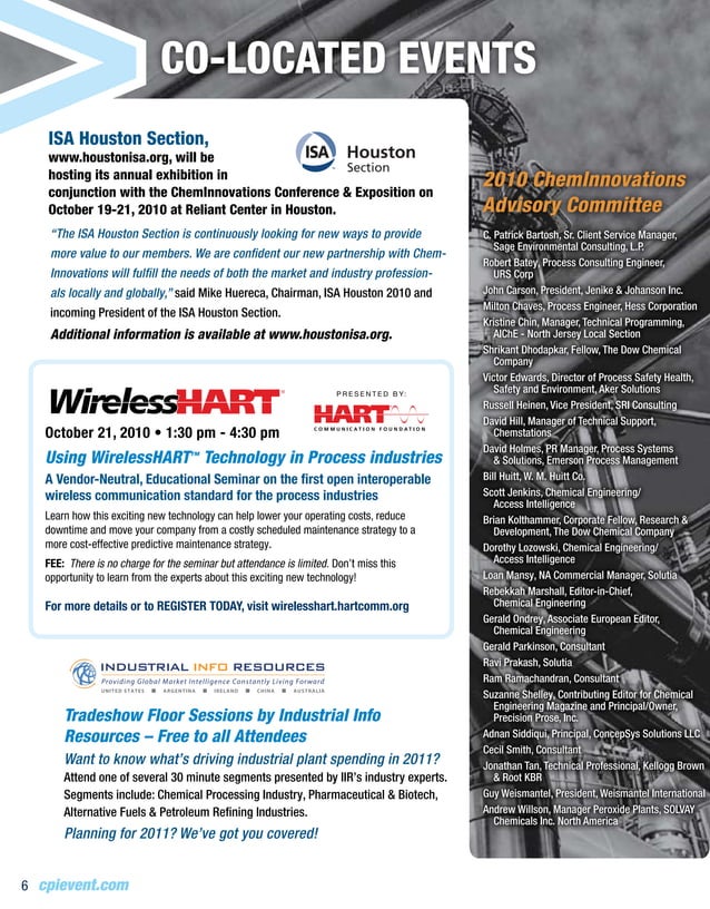 CPI Event Preliminary Program | PDF