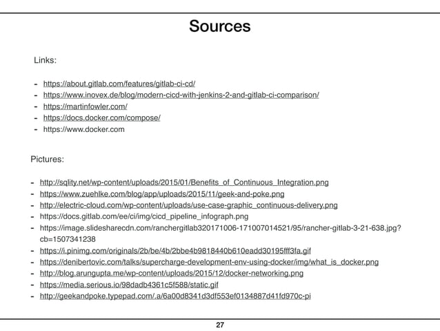 Continuous Integration/Deployment with Gitlab CI | PDF