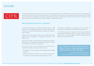 CIPR Fellows Engagement Survey | PPT