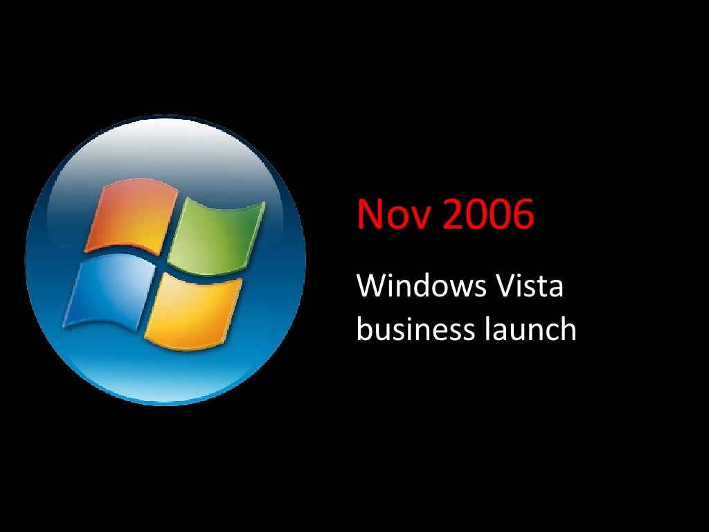 Nov 2006 Windows Vista business