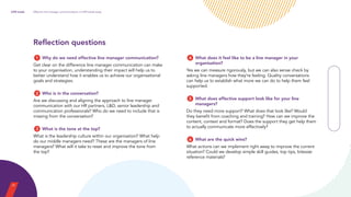 CIPR Inside; Line Manager Comms Report | PPT