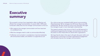 CIPR Inside; Line Manager Comms Report | PDF | Human Resources | Business