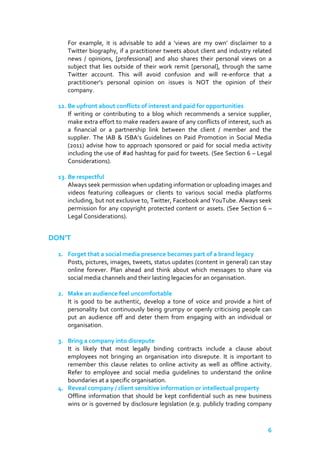 CIPR Social Media Best Practice Guidelines | PDF