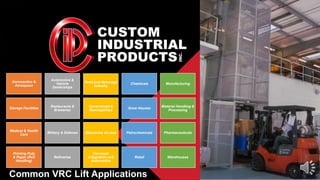 VRC (Vertical Reciprocating Conveyor) Lift - Dealer Training 2020 | PPT