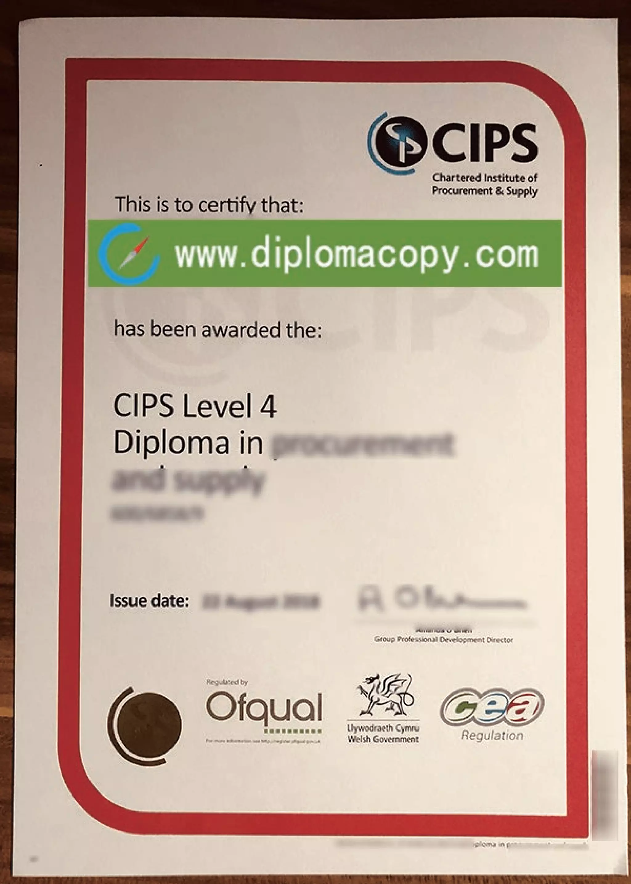 CIPS Certificate | PDF