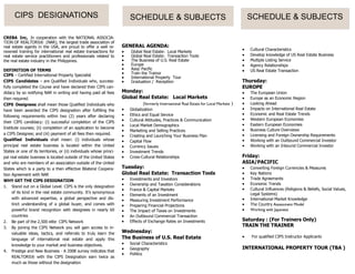 The CIPS Institute COMES to MANILA, PHILIPPINES | PDF | Real Estate ...