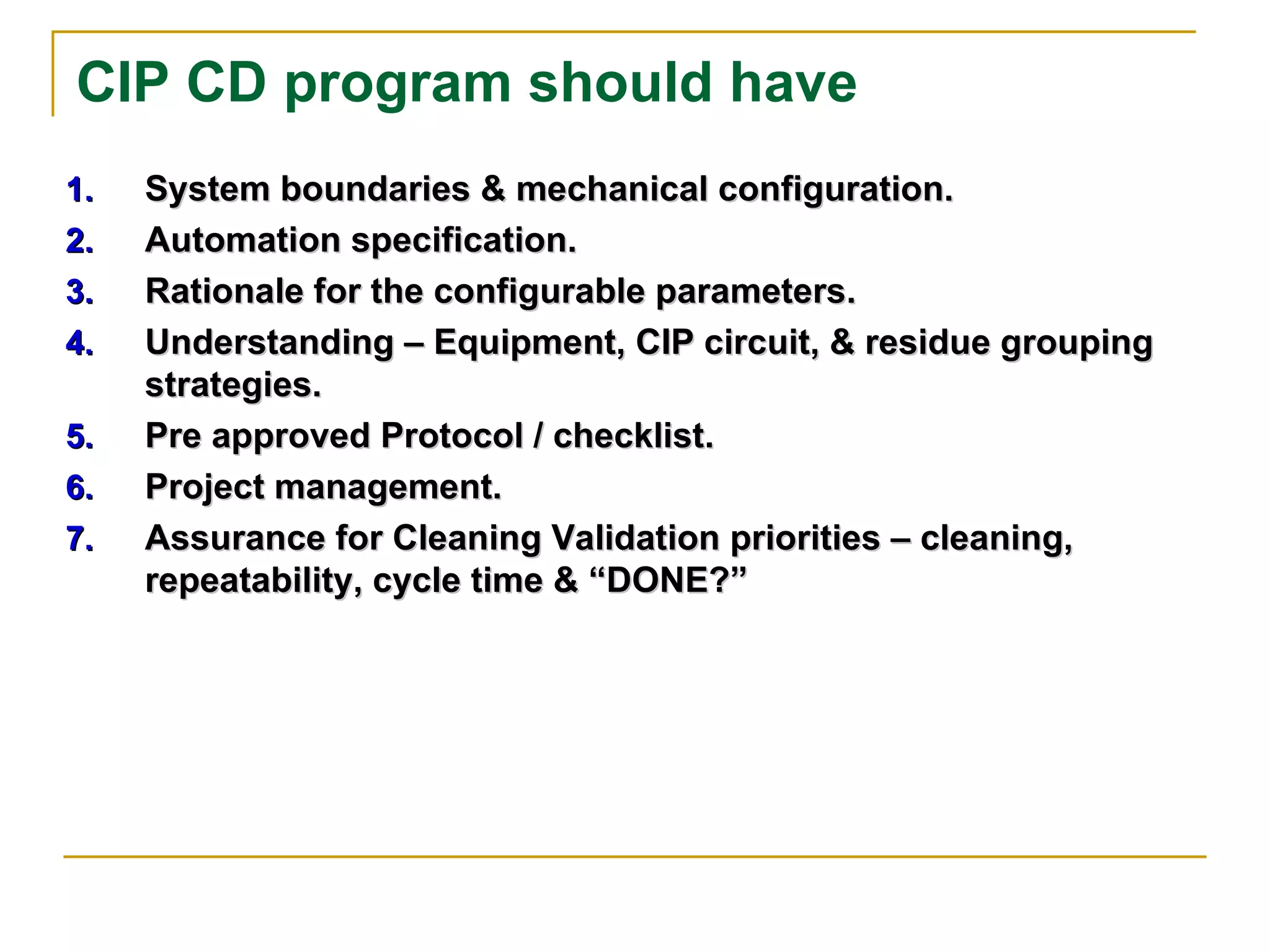 Clean In Place Technlogies BioPharma Facilities | PPT