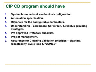 Clean In Place Technlogies BioPharma Facilities | PPT