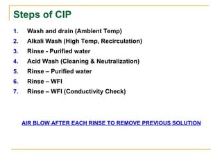 Clean In Place Technlogies BioPharma Facilities | PPT