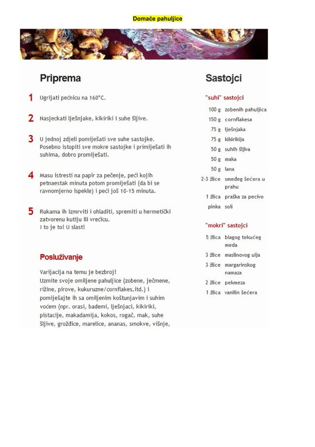 Zdrave grickalice | DOC