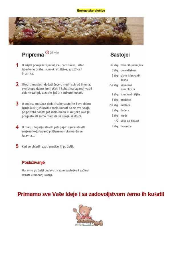 Zdrave grickalice | DOC