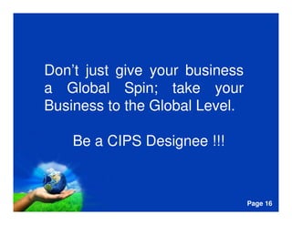 CIPS Presentation | PPT
