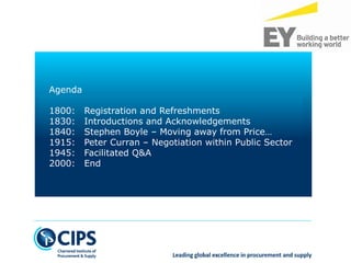 CIPS RoI event June 2018 hosted by EY; negotiation; what? how? and why ...