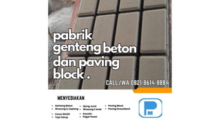 Paving Hexagon: Solusi Desain yang Menarik dan Tahan Lama | PPT