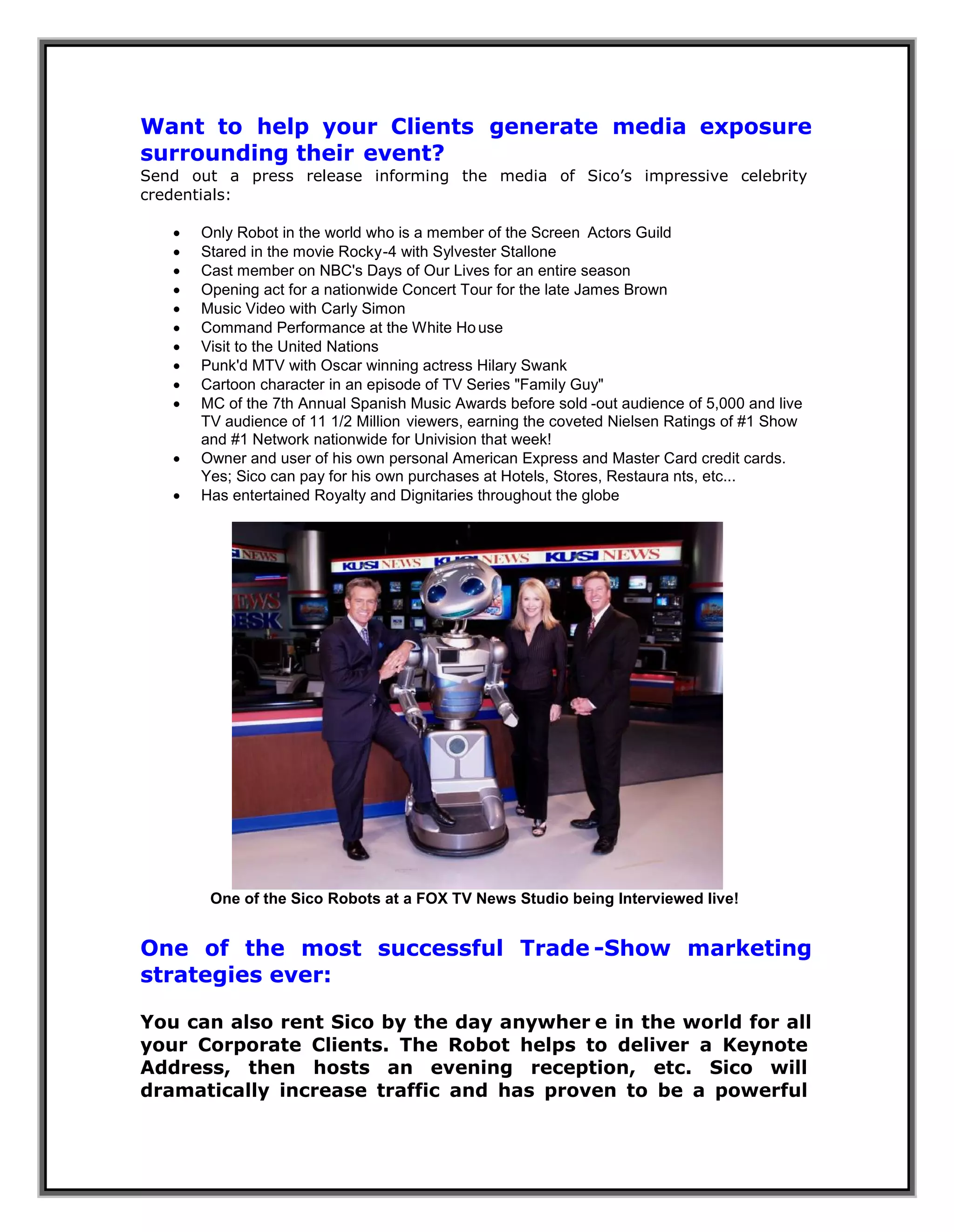 SOCIAL ROBOT SICO | PDF